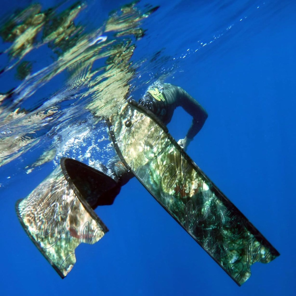 C4 Carbon Gecko Camouflage Blades 25 (Soft) – 4diving