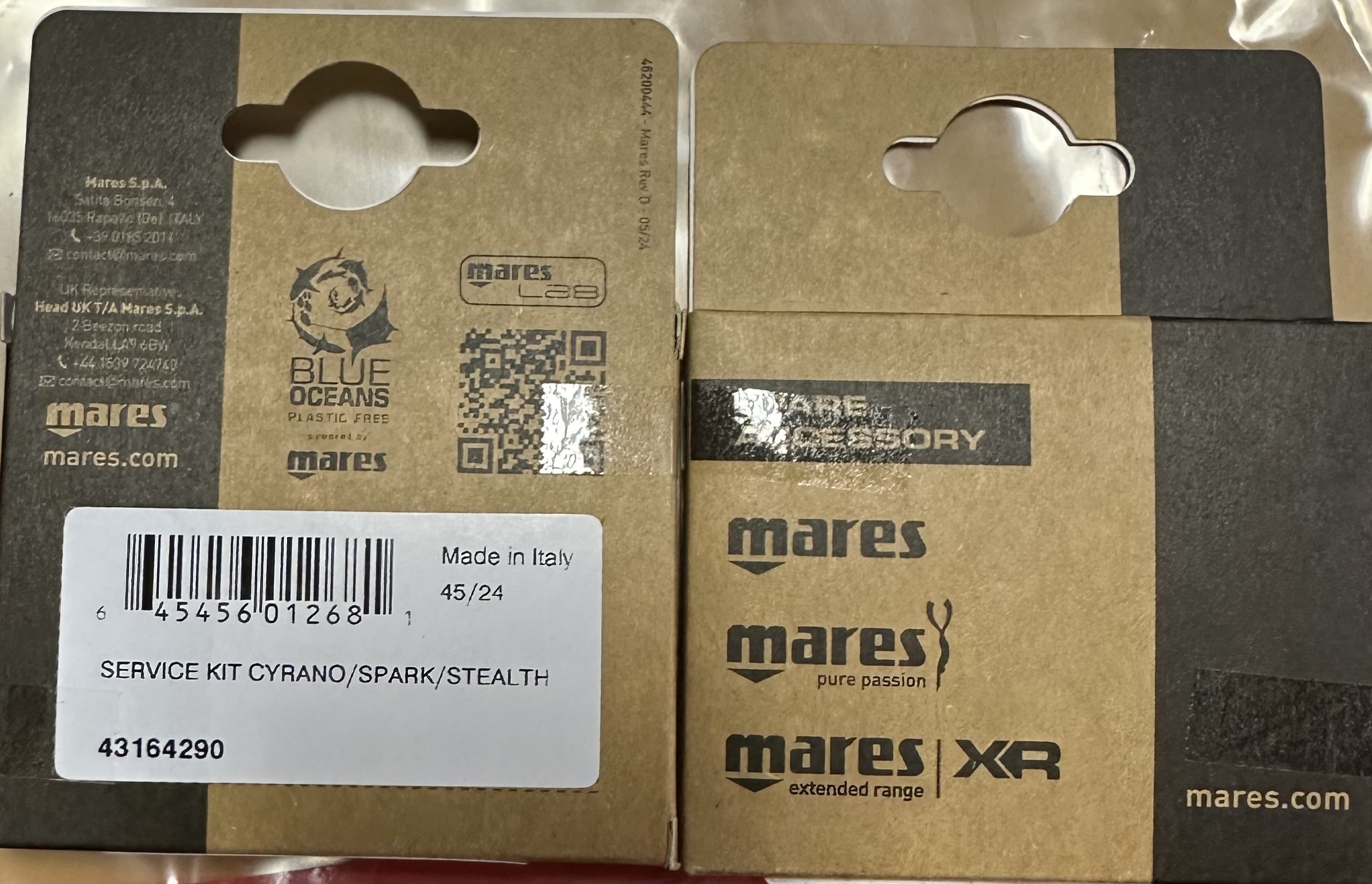 Mares Service o-rings Kit for Cyrano Sparks Stealth - 4diving