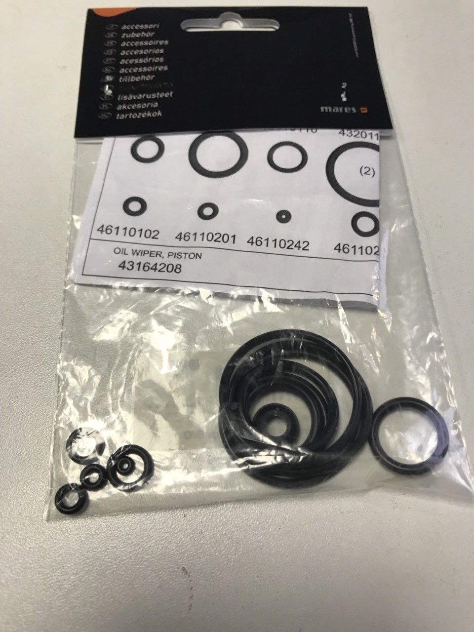 Mares service o-rings kit for pneumatic spearguns EVO series - 4diving